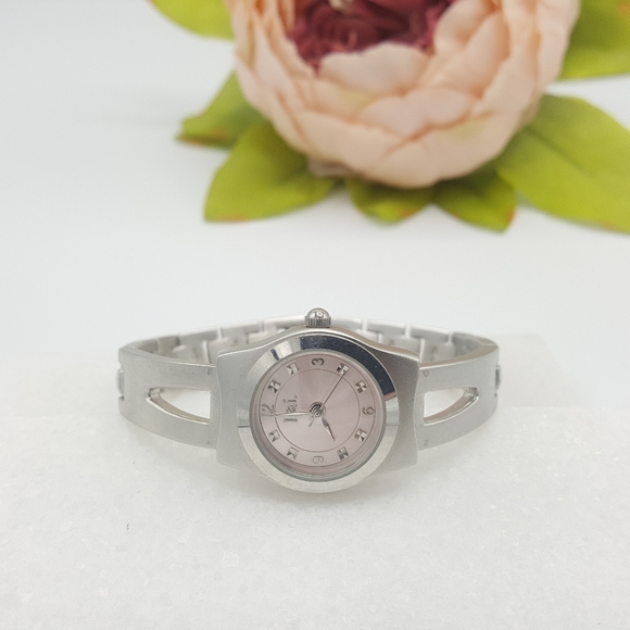 lei | Accessories | Lei Silver Pink Watch | Poshmark